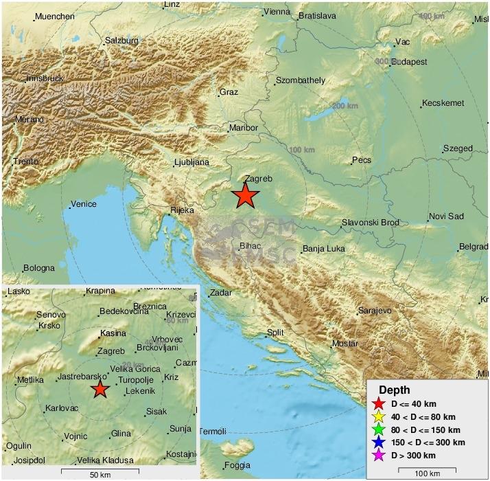 Novi potres magnitude 3.8 uznemirio jutros Banijce