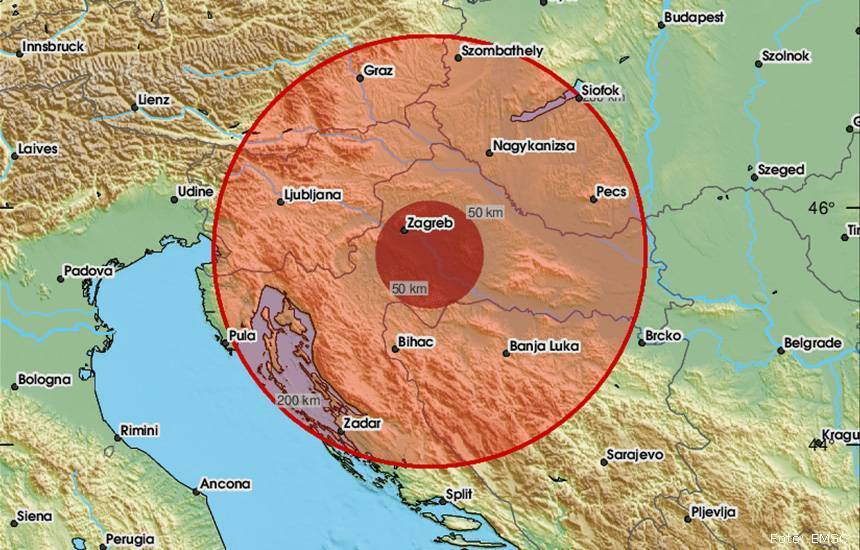 Jak potres na Baniji. Dio Siska bez struje